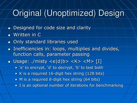 Ppt Misty1 Block Cipher Powerpoint Presentation Free Download Id5841756