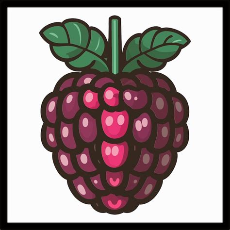 premium vector raspberry color vector illustration
