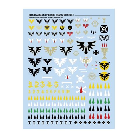 Warhammer 40000™ W40k Transfer Sheets