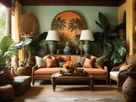 Tropical Style Furniture Creating A Relaxed Beachy Look In Your Home
