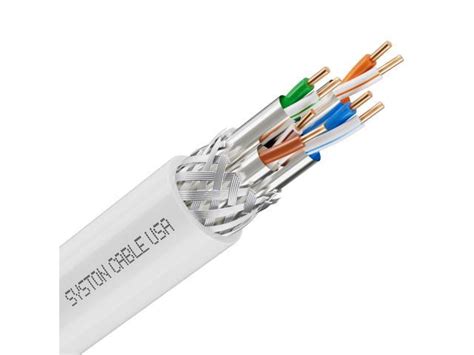 Syston Cable Technology Cat 8 Ethernet Bulk Cable 2000mhz 22 4pr