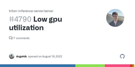 Low Gpu Utilization Issue Triton Inference Server Server Github