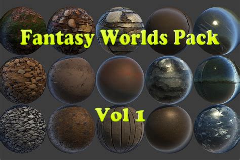 Fantasy Worlds Pack Vol 1 2d Textures And Materials Unity Asset Store