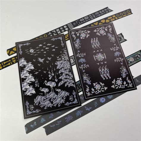 [빛나는 녹 프로젝트] 전통 자개장 엽서 2종 자개엽서 아이디어스