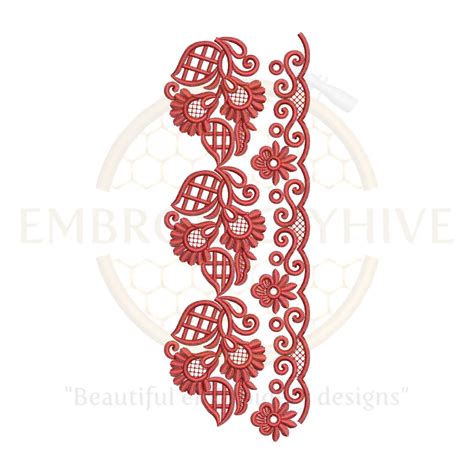 Border Embroidery Design E 0685 Embroideryhive