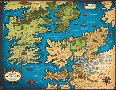 Westeros Map Stable Diffusion Online
