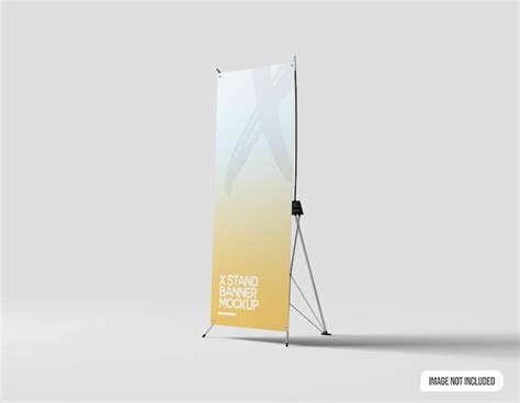 X Stand Banner Mockup Premium Psd Banner Mockup Free Psd Free Mockup