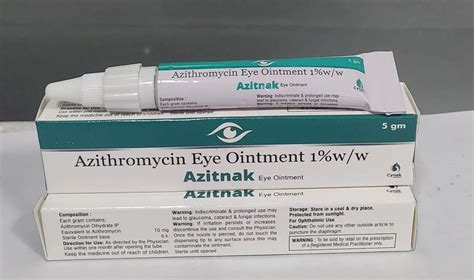 Azithromycin Eye Ointment At ₹ 155piece Ophthalmic Ointment In