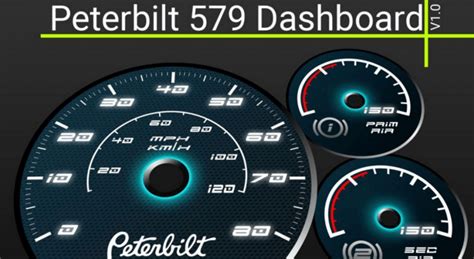 Peterbilt 579 Tuning Dashboard Mod American Truck Simulator Mod