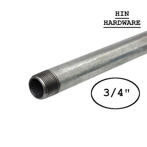 Hin Gi Pipe 3 4 With Both Thread 20mm Gi Pipe With Both Thread Shopee Malaysia