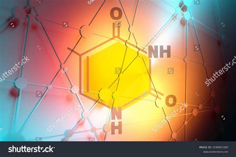 Chemical Structural Formula Thymine Dna Rna Stock Illustration