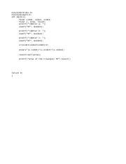 Task Cpp Include Stdio H Include Math H Int Main Float Side Side Side Float S Area