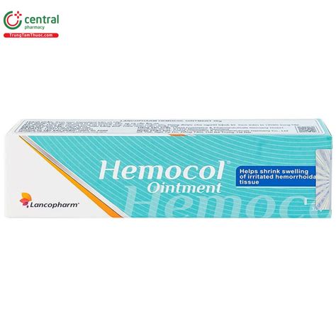 Kem Bôi Trĩ Hemocol Ointment Lancopharm Giảm Ngứa Rát Do Bệnh Trĩ