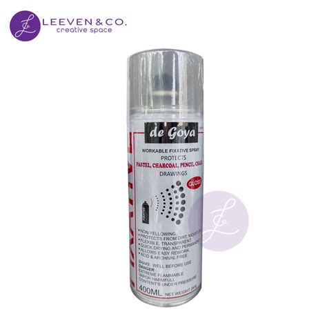 Jual De Goya Fixative Spray Gloss 400ml Shopee Indonesia