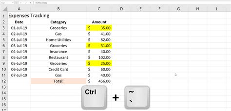 Excel See Formula Shortcut Calendar Printable Templates