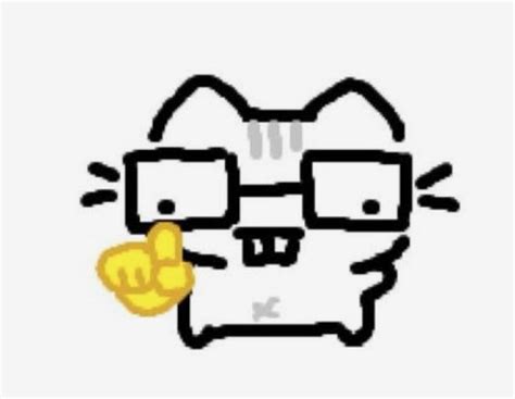Cat Nerd Apontando Pra Vc D