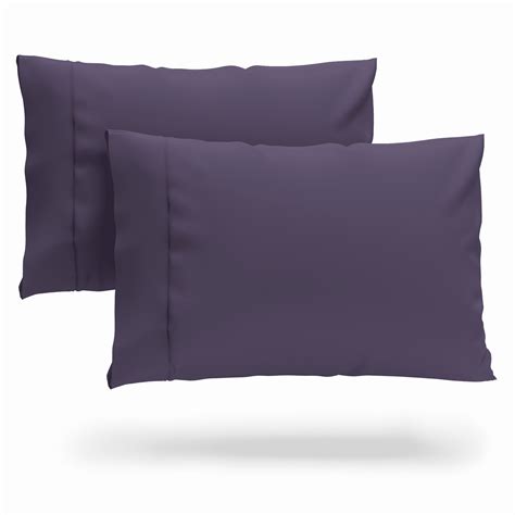 Cosy House Collection Ultra Soft Luxury King Size Pillow Cases Purple