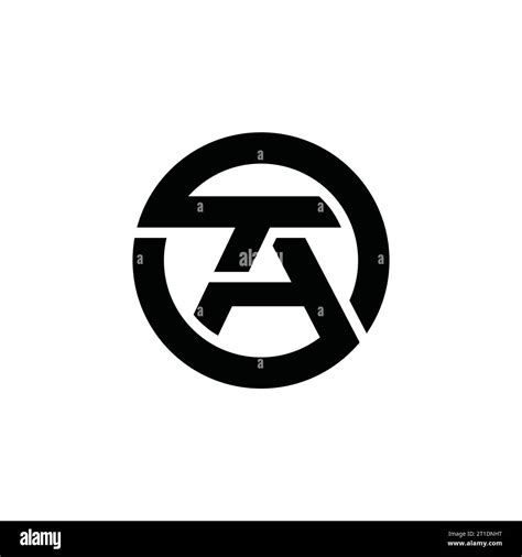 Ta Logo Ta Monogram Initials Ta Icon Letter Ta Logo Icon Vector Stock Vector Image And Art
