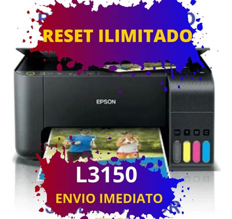 Reset Epson L Almofada Mercadolivre