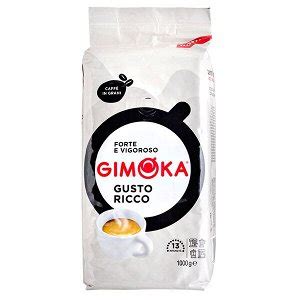 кофе GIMOKA GUSTO RICCO 1 кг зерно 1 уп. х 12 шт. | Кофе Италия. Кофе в ...