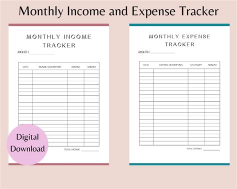 Free Business Income And Expense Worksheet Printable And Enjoyable