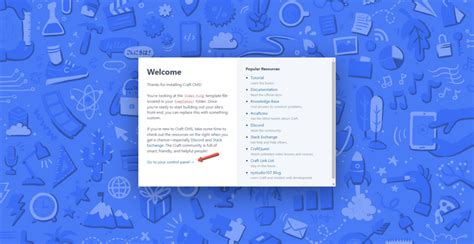 Dashboard Craft CMS Tutorial FastComet