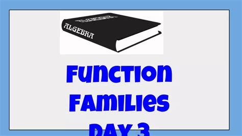 Ppt Sept 7 Function Families Day 3 Domain And Range Powerpoint