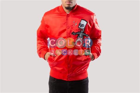 Maxima Electro Bart Satin Jacket Color Jackets