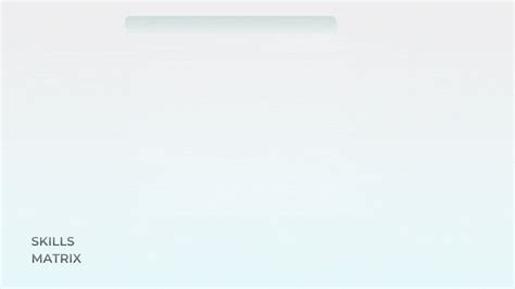 Skills Matrix Slide Matrix Diagram Collection Presentation