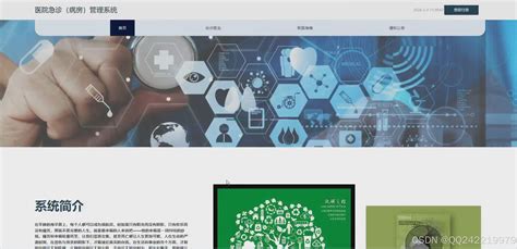 java122 springboot医院急诊（病房）管理系统 csdn博客