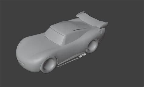 🌩️ Lightning Mcqueen 3d Model Pixar Cars Movie Stl File Ready To
