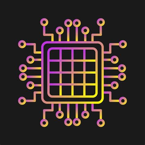 Processor Vector Icon Vector Art At Vecteezy