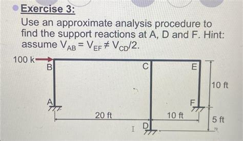 solved exercise 3 use an approximate analysis procedure to