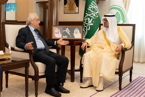 메카 부국장이 팔레스타인 국가 총영사와 만남 이슬람 협력 국가 기구의 통신사 연합