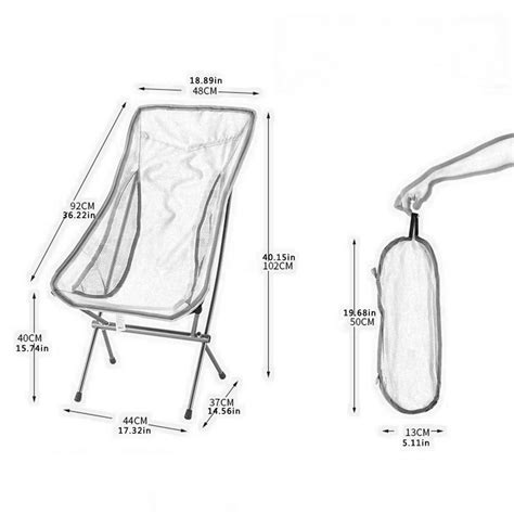 Outdoor Folding Chair Beach Chair Backrest Chair M Vicedeal