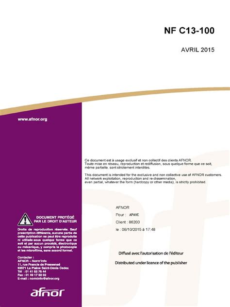 Nf C13 100 Pdf