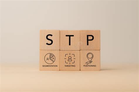 Segmentaion Targeting Positioning Stp Marketing Model Wooden Blocks