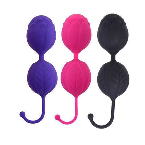 Rose Silicone Kegel Balls For Pelvic Floor Exercise Sex Toy Love Egg