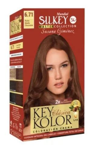 Silkey Tintura Key Kolor Clásica Kit Tono 6.71 Rubio Medio Chocolate ...