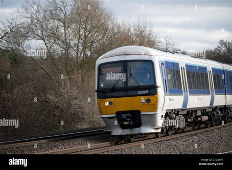 Chiltern Railways Class 165 Diesel Train Warwickshire England Uk