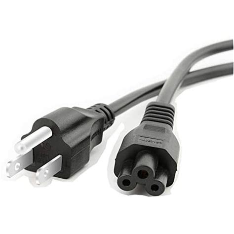 Ac Cable 3 Prong Mickey Mouse Plug 5ftnema 5 15p To Iec320c5 Power Cord For Led Lcd Smart Hd