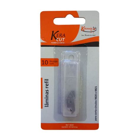Refil Lamina Para Compasso De Corte Com 10un Keramik