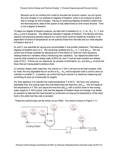 Degrees Of Freedom — Chemical Engineering Practice