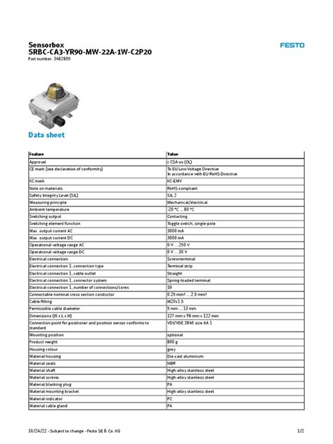 Sensor Box Data Sheet Pdf Electrical Connector Stainless Steel
