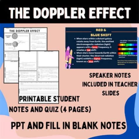 The Doppler Effect Ppt Notes And Quiz By The Science Studio Tpt