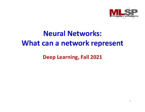 Neural Network Summary Trí Tuệ Nhân Tạo Neural Networks What Can A