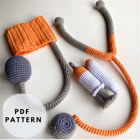 Crochet Stethoscope Etsy