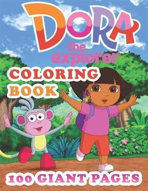 Dora The Explorer Coloring Book Stinson Barney 9798555379238
