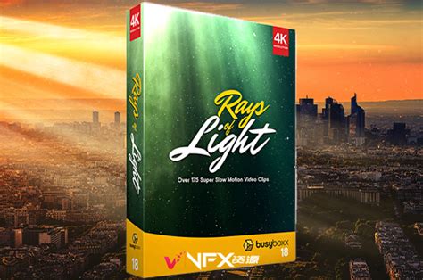 4k视频素材 176个体积光聚光灯光线照射动画 busyboxx v18 rays of light vfx资源网