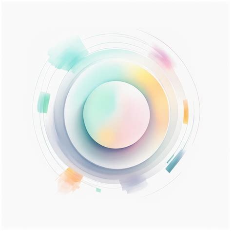 Abstract Background With Colorful Circles Vector Illustration Premium Ai Generated Vector